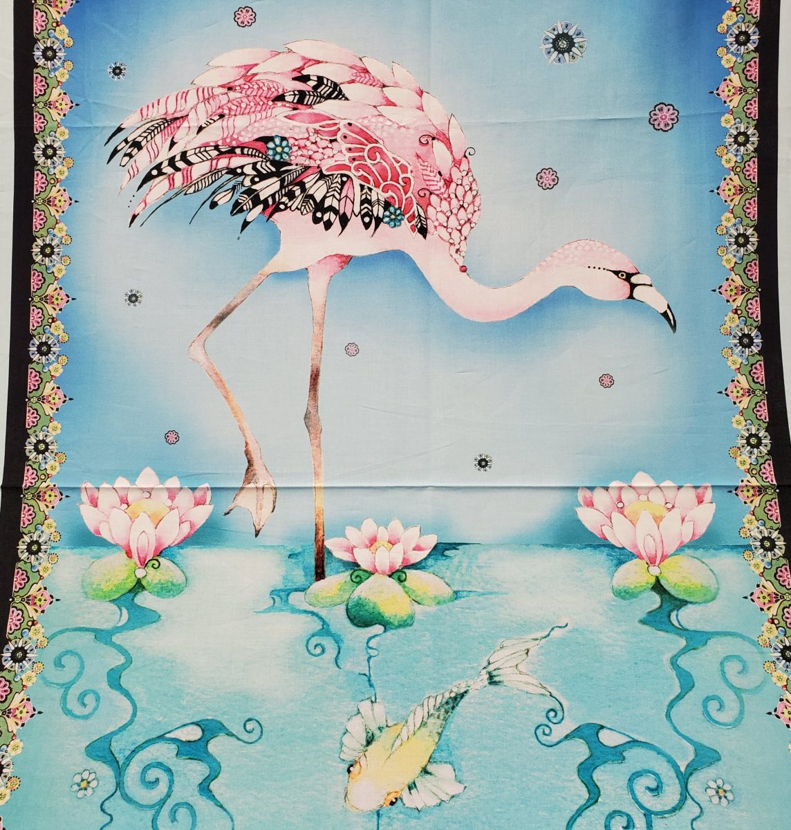 QT Fancy Flamingos 3 – Cynthia's Fine Fabrics