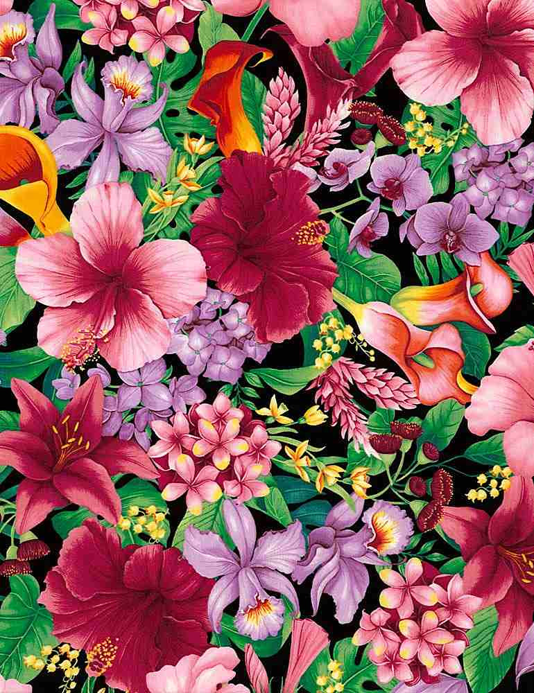 TT Tropical Floral – Cynthia's Fine Fabrics